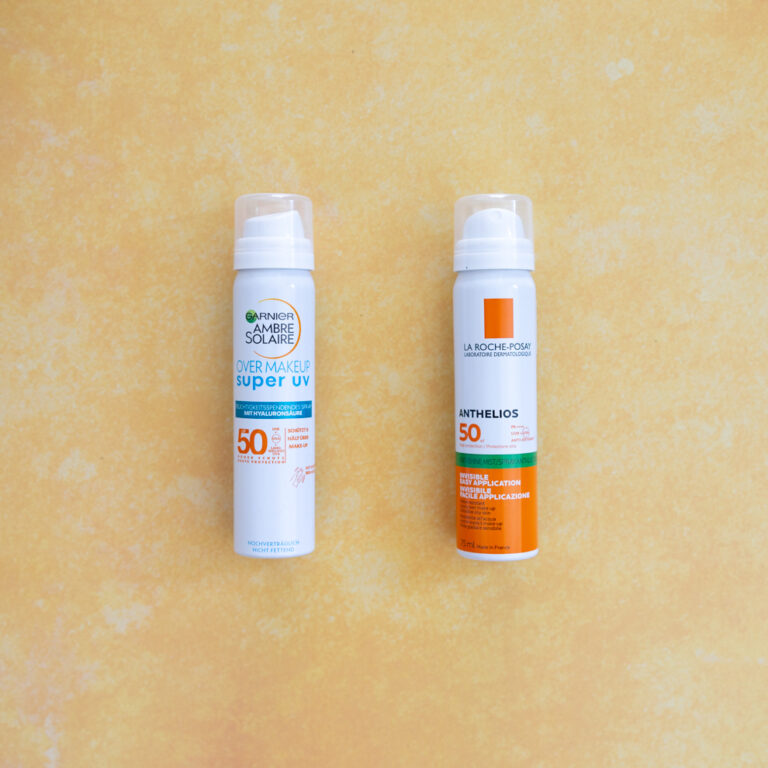 SPF spray over makeup: Garnier vs La Roche-Posay - PUDDERDÅSERNE